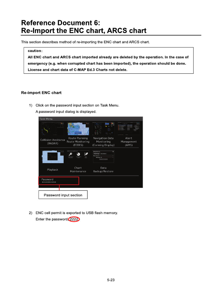 Re-Import of ENC and ARCS Charts | PDF
