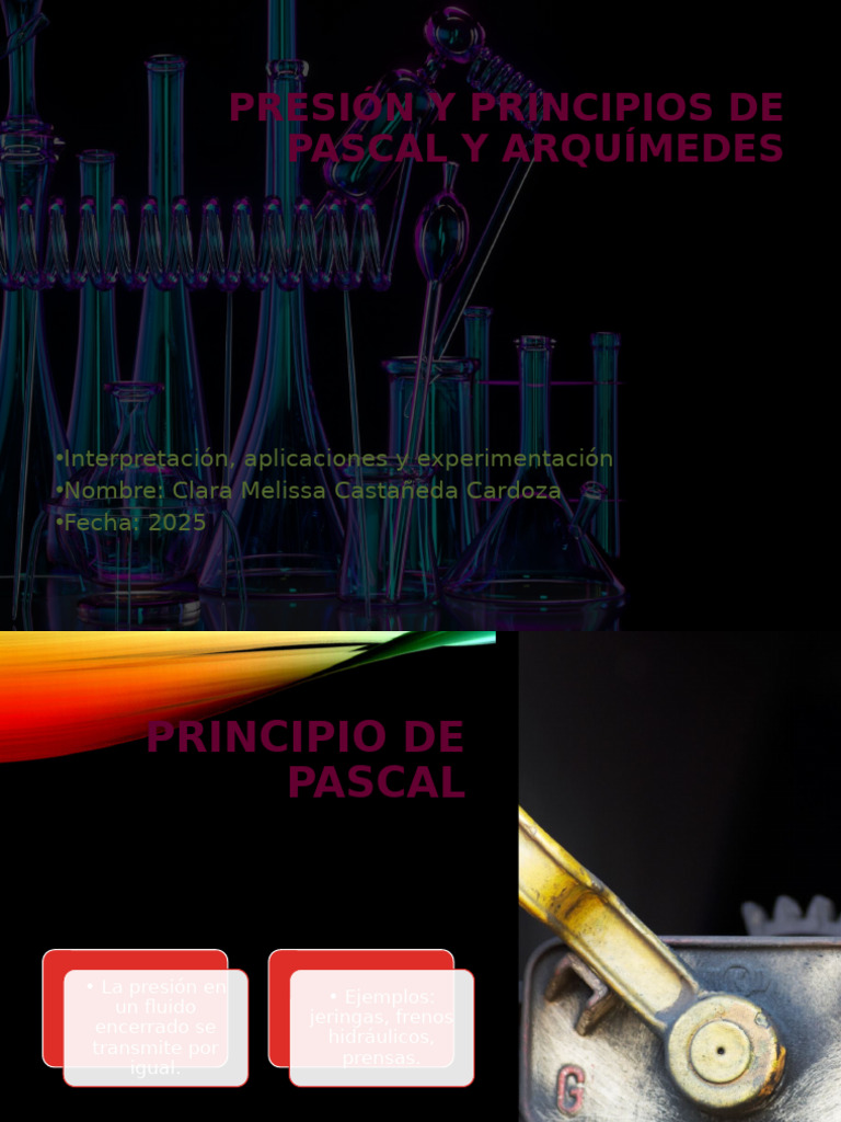 Principios de Pascal y Arquímedes en Acción | PDF