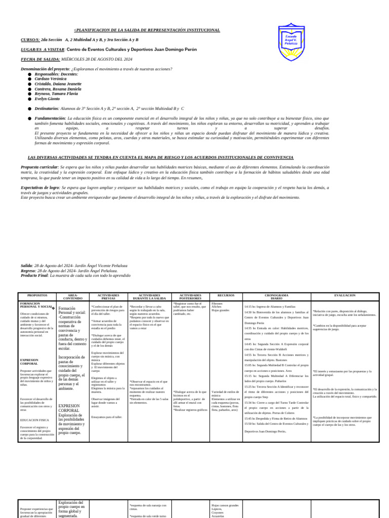 Proyecto Ed. Fisica 2024 | PDF