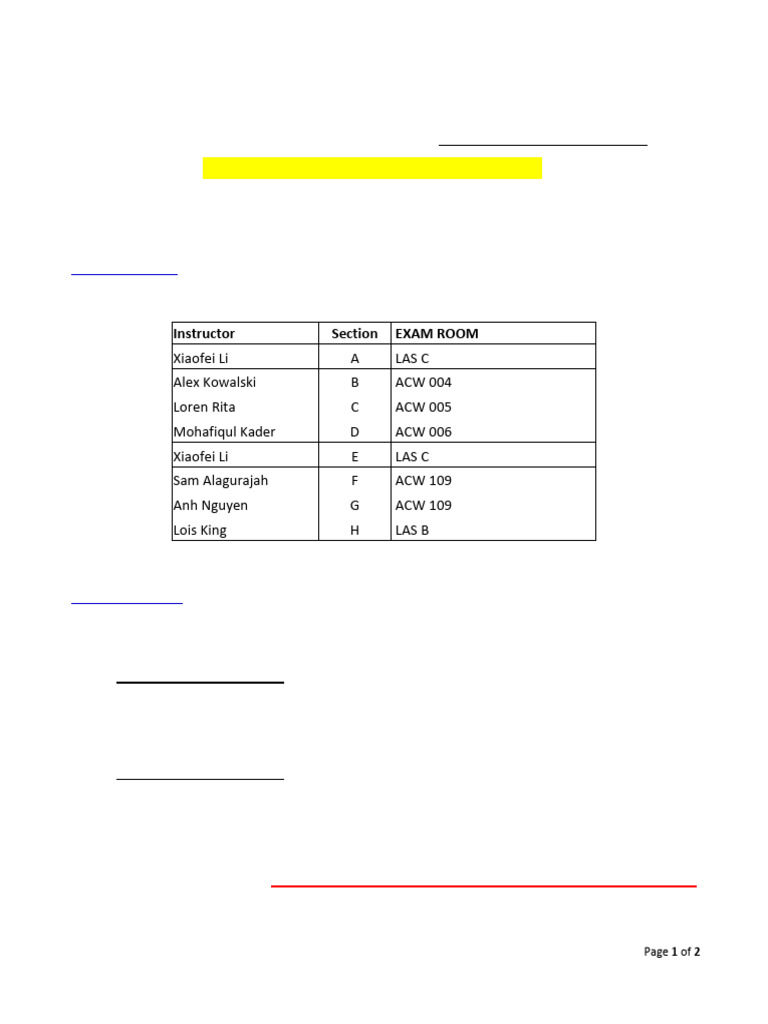 ADMS3530 - Midterm Exam Information - Fall 2024 | PDF | Survey ...