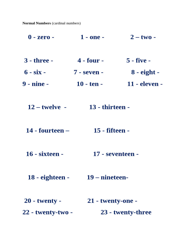 Normal Numbers | PDF