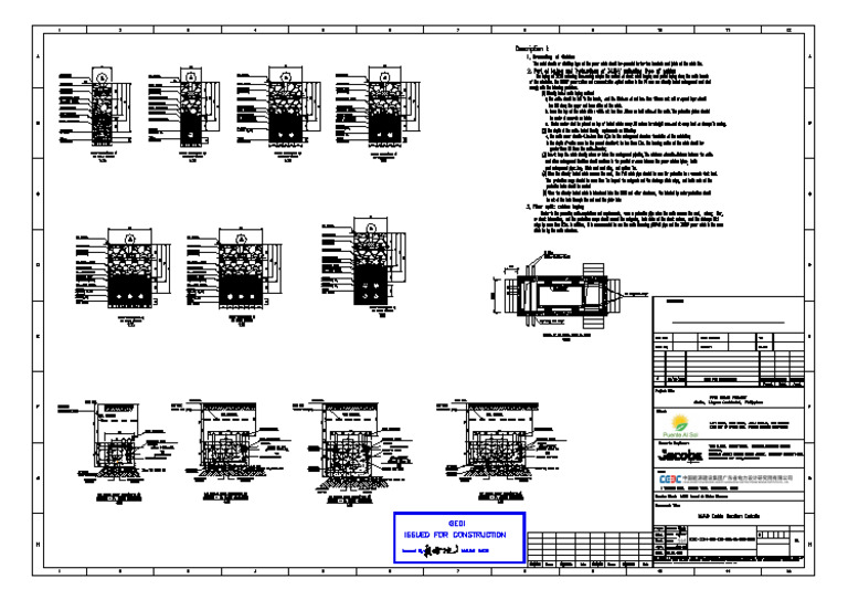 AL037100-CDZ-DWG-EL-0078 - 0 MVAC Cable Section Details | PDF