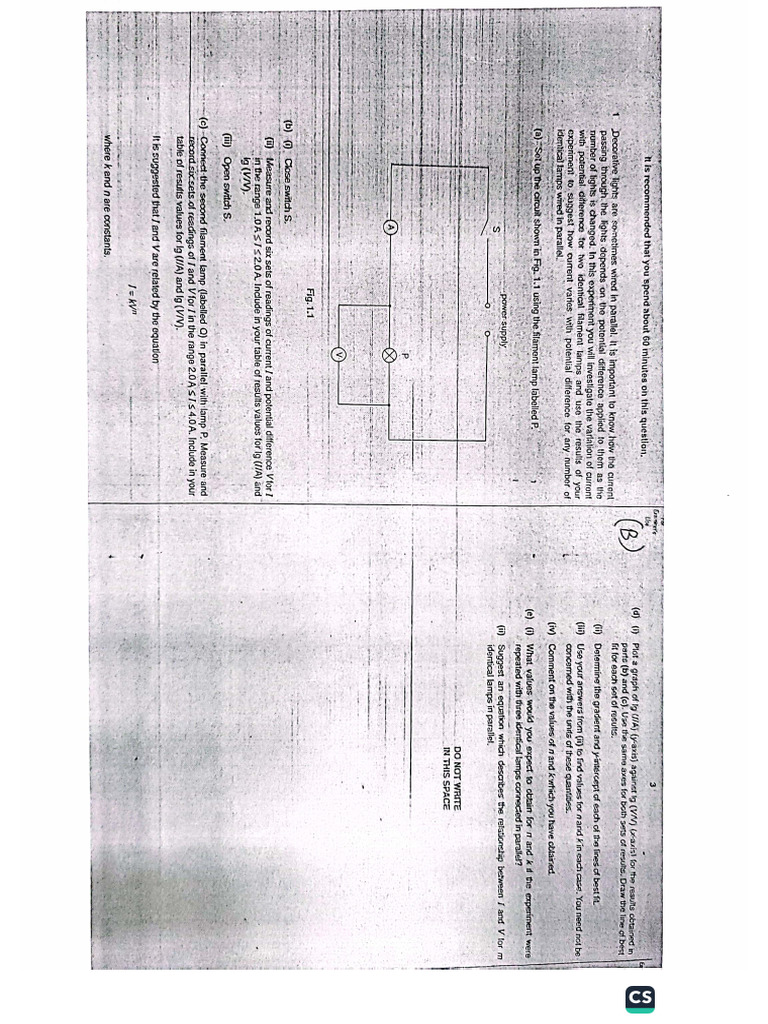Unit 2 Lamps in Parallel | PDF