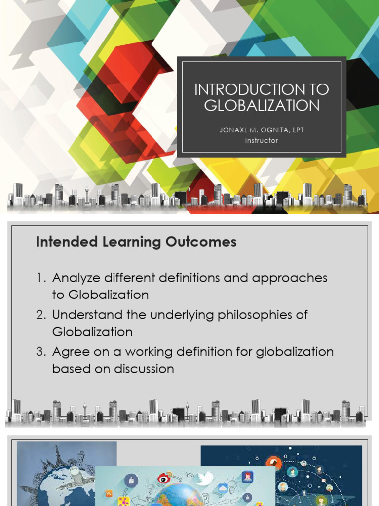 Introduction To Globalization PDF | PDF | Globalization | Ideologies