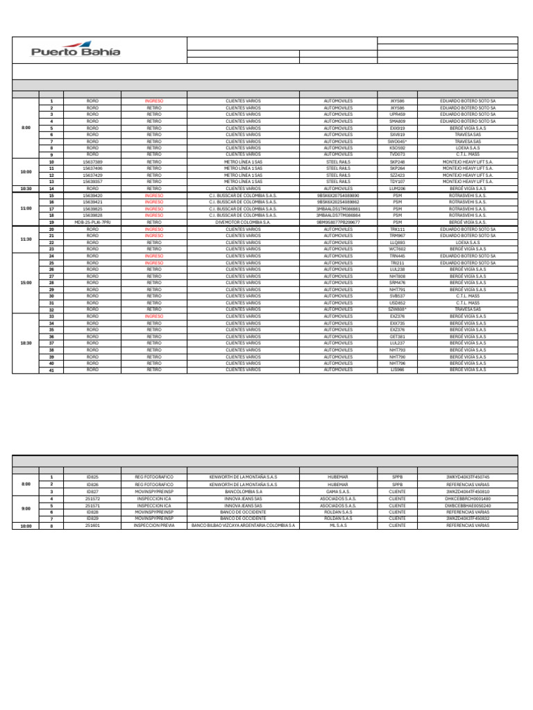 FT-GOPTS-55 Programacion Diaria Carga General ABR022025 - AM | PDF