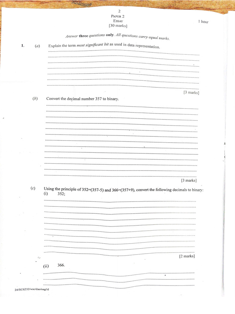 Elective ICT theory 2024 (1) | PDF