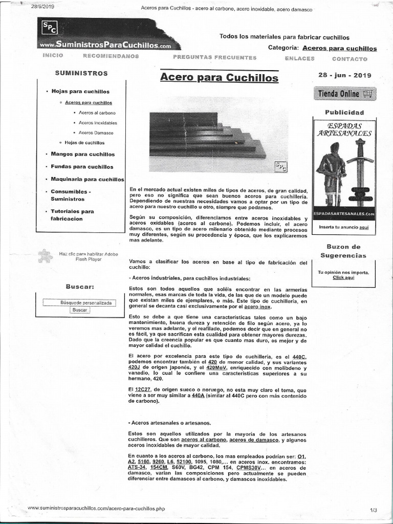 Tipos de Aceros | PDF