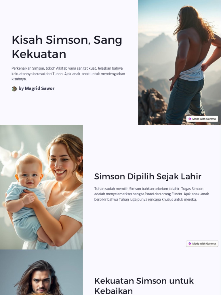 Kisah-Simson-Sang-Kekuatan | PDF