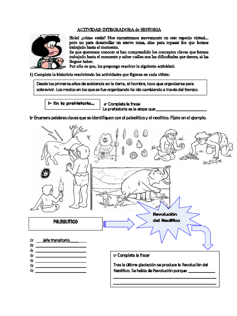 CB 2do Historia Actividad Integradora | PDF