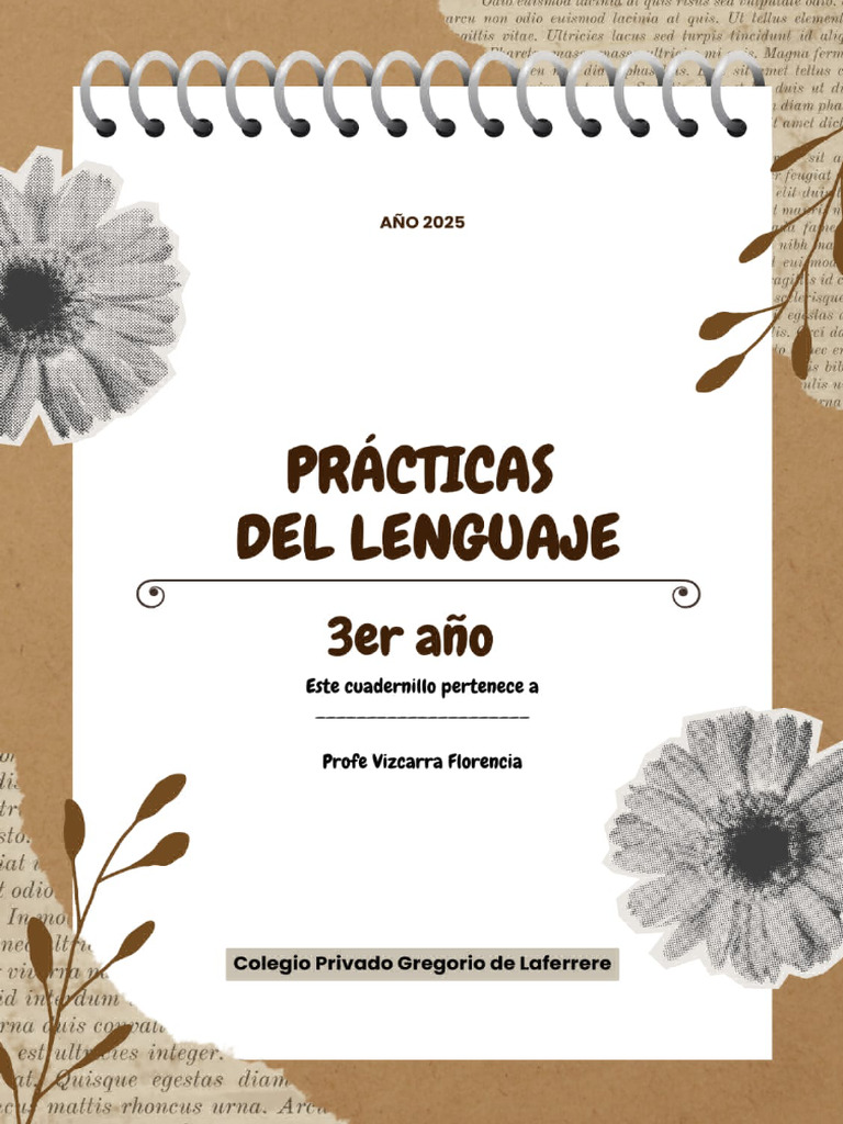 Cuad Parte 1 3er A-O PDL 2025 | PDF