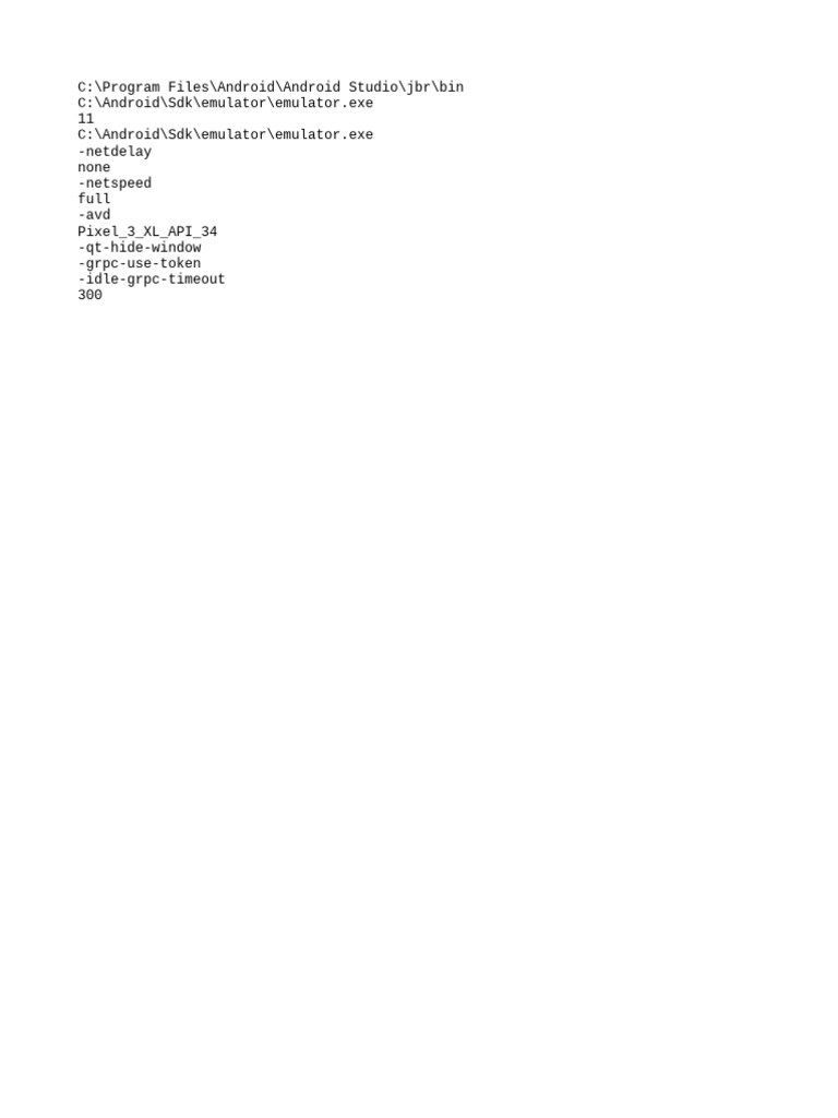 Emu Launch Params | PDF