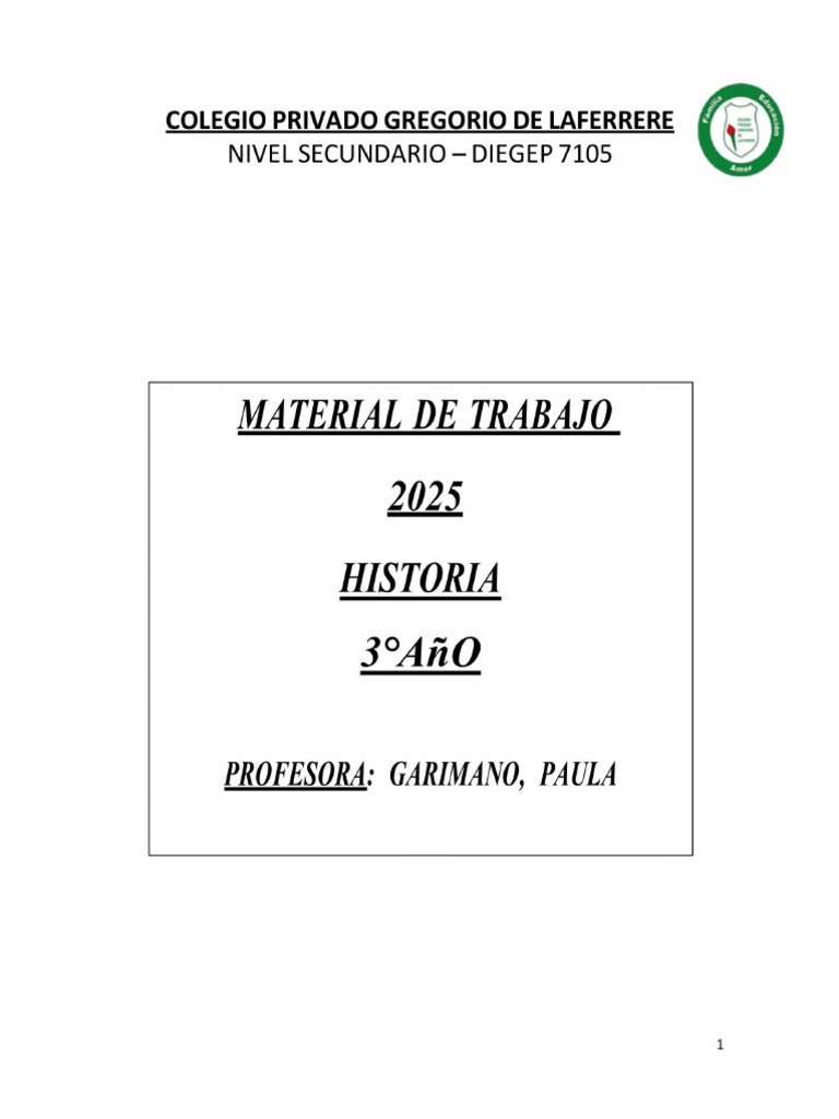 Cuadernillo Final 2025 | PDF