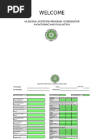 Monthly Accomplishment Report-Bns | PDF | Determinants Of Health | Food ...