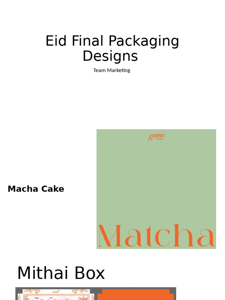 Packaging For Eid | PDF