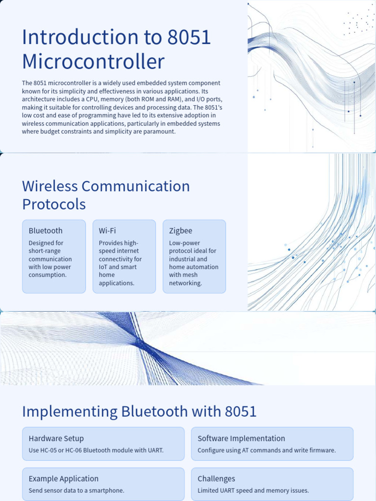 Introduction To 8051 Microcon | PDF | Wi Fi | Bluetooth