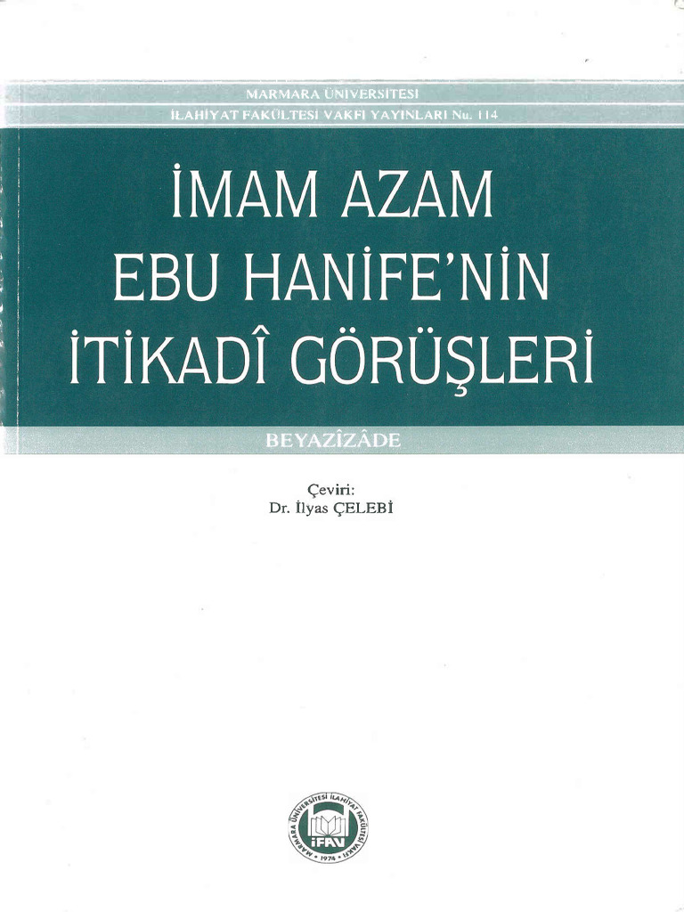 İmamı Azam Ebu Hanife - Nin Görüşleri | PDF