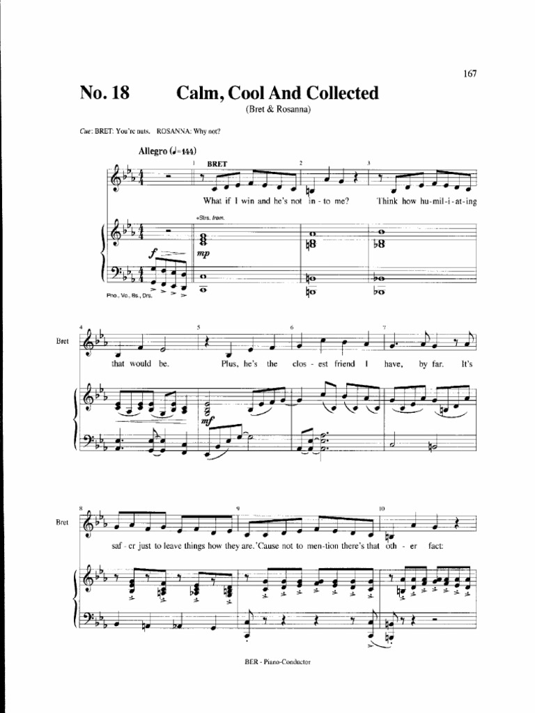 Calm Cool and Collected | PDF