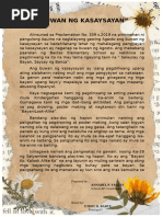 DLP - Q1 Lesson 6 Pagkasunod-Sunog NG Pangyayari | PDF