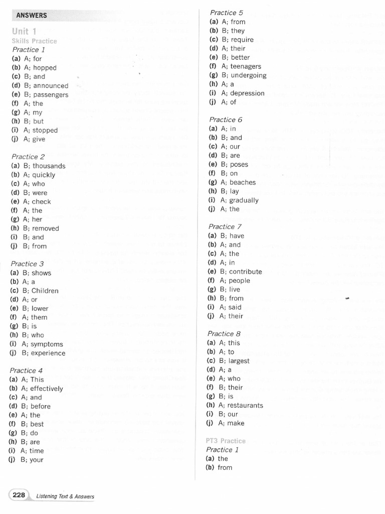PT3 Skills Practice Exercises | PDF