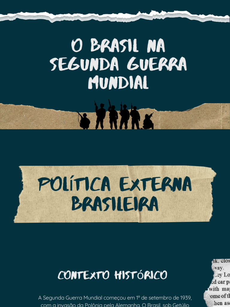 Brasil na Segunda Guerra Mundial | PDF | Brasil | Aliados da Segunda ...