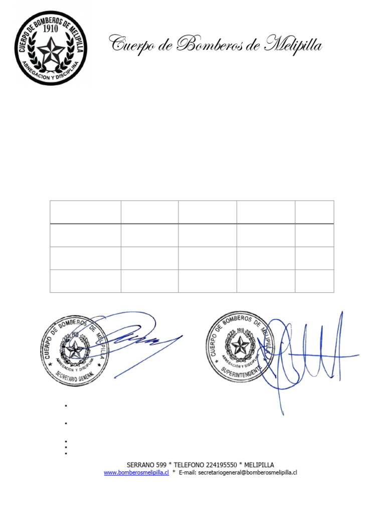 Oficio 051-Acuerdo de Directorio - Aceptación Voluntarios - HDG | PDF