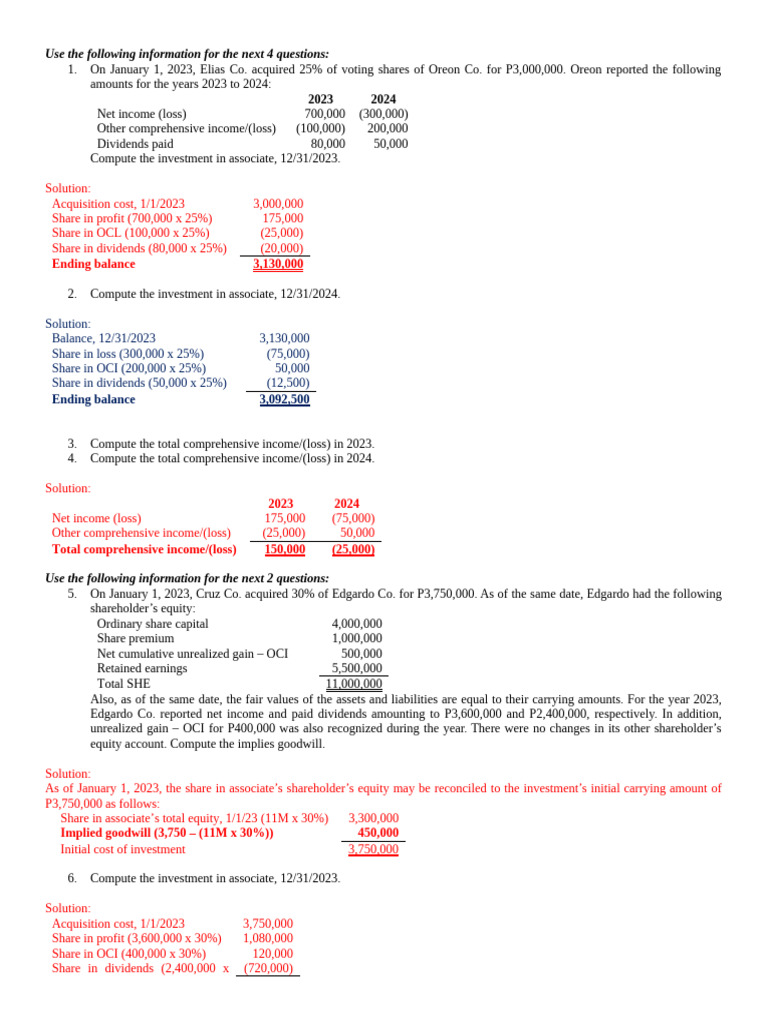 Acctg 202 A Midterm Exam With Solution | PDF | Depreciation | Equity ...