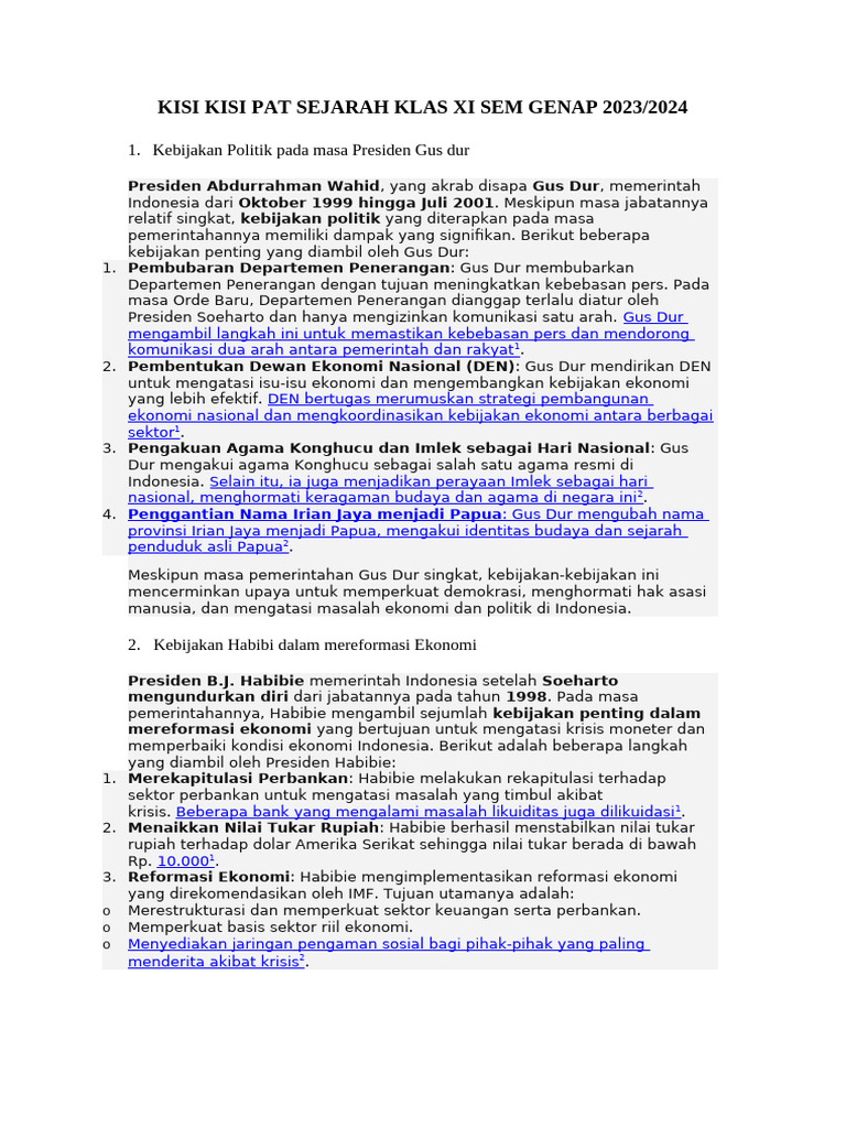 Kiai-Kisi_PAT_Sejarah_Klas_XI_sem_genap_2324[1] | PDF