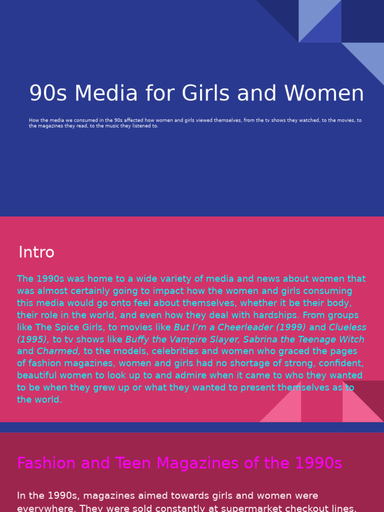 90s Media For Girls and Women | PDF | Social Psychology