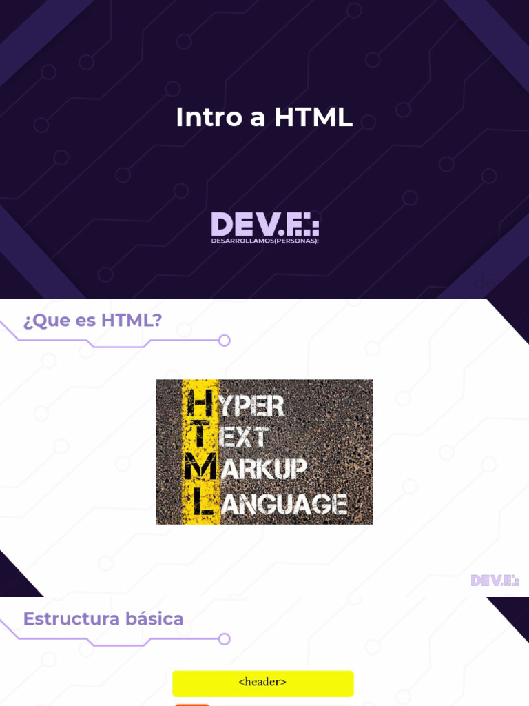 S2 - Introducción A HTML | PDF