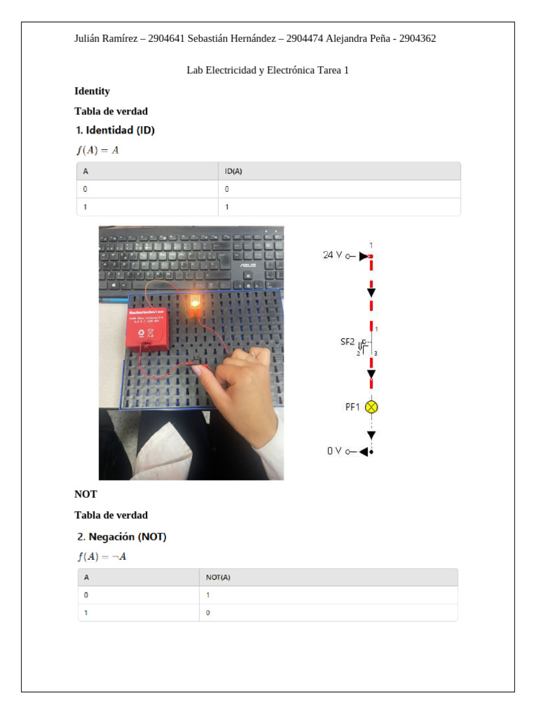 Lab Electricidad y Electrónica Tarea 1 | PDF