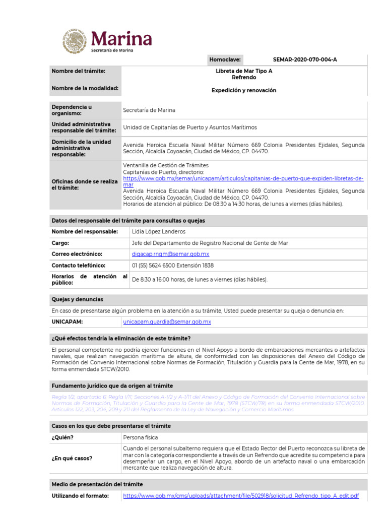 Refrendo LibMar A | PDF | Nacionalidad | Regulación