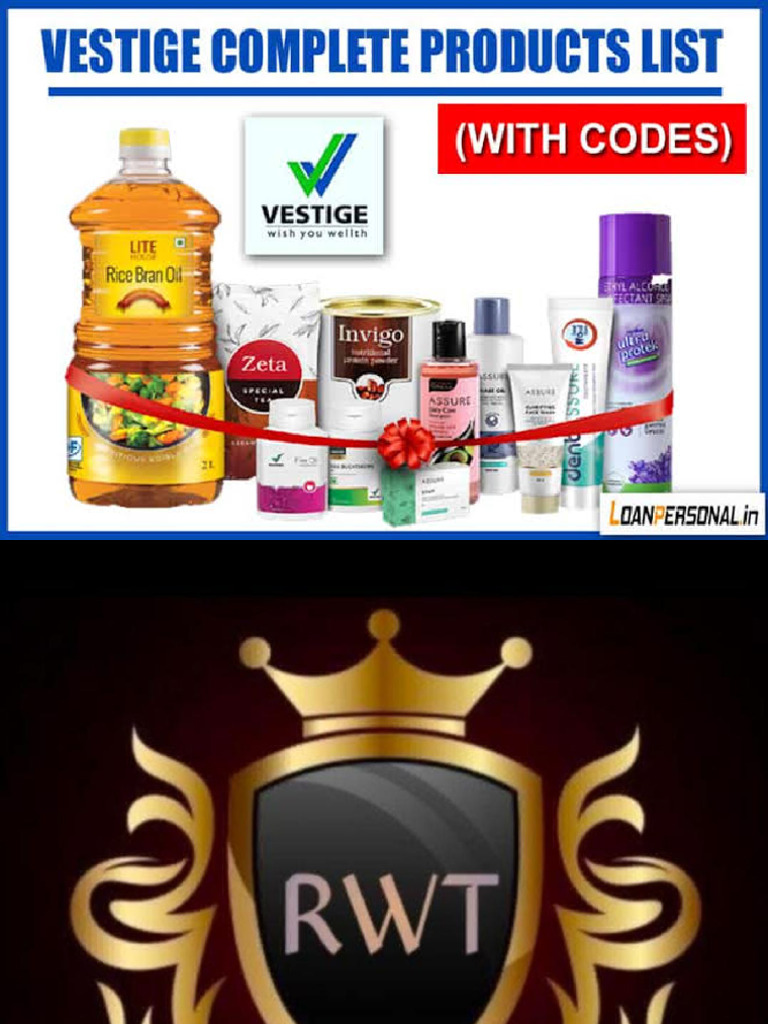 Vestige Product PDF | PDF