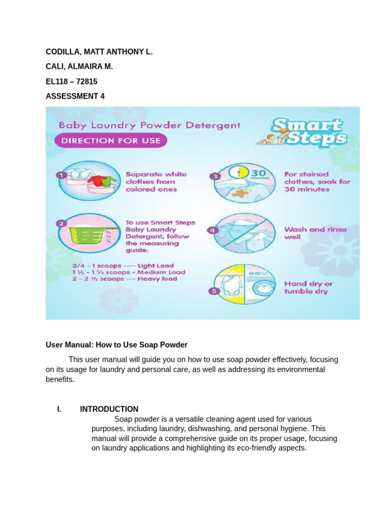 ASSESSMENT 4 | PDF | Washing Machine | Laundry