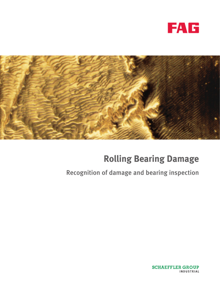 Rolling Bearing Damage Inspection Guide | PDF | Bearing (Mechanical) | Wear