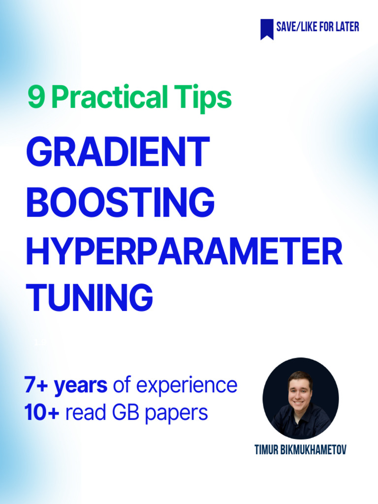 Gradient Boosting Hyperparameter Tuning | PDF | Applied Mathematics | Machine Learning
