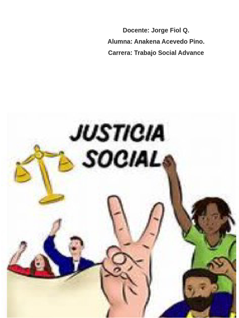 Justicia Social: Definiciones y Hitos Históricos | PDF | Justicia ...