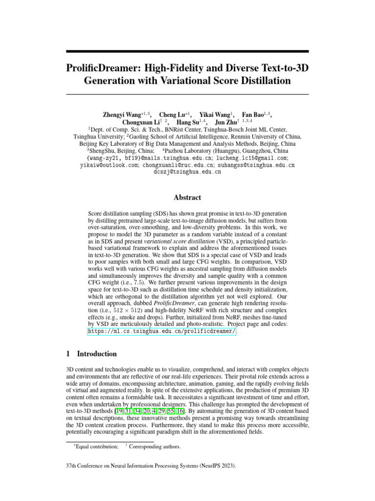 2023-NeurIPS-High-Fidelity and Diverse Text-to-3D Generation With ...