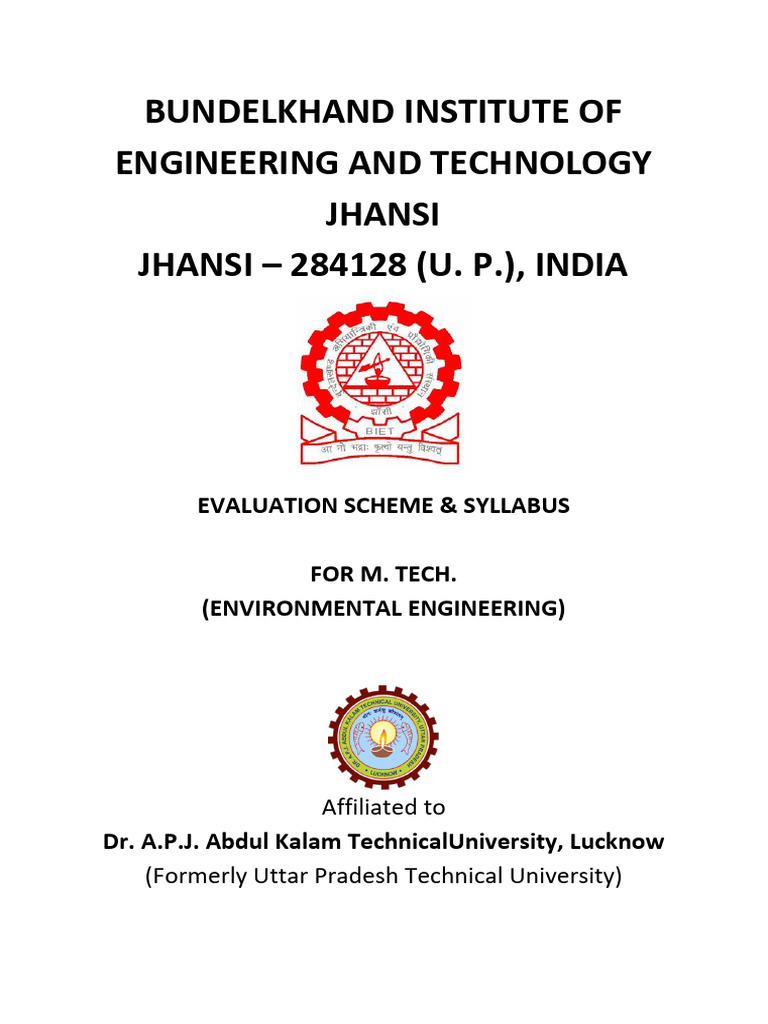 M Tech Environmental Engineering Syllabus Pdf Waste Groundwater