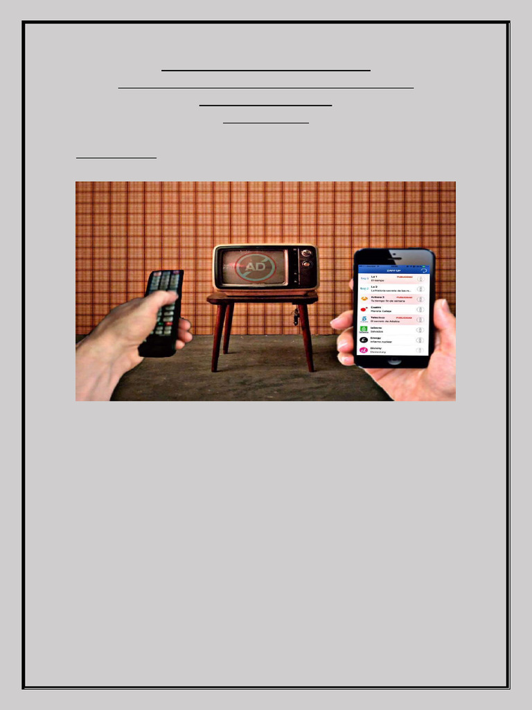 Ensayo Final - Fil. de La Cultura - Caballero | PDF | Información | Televisión
