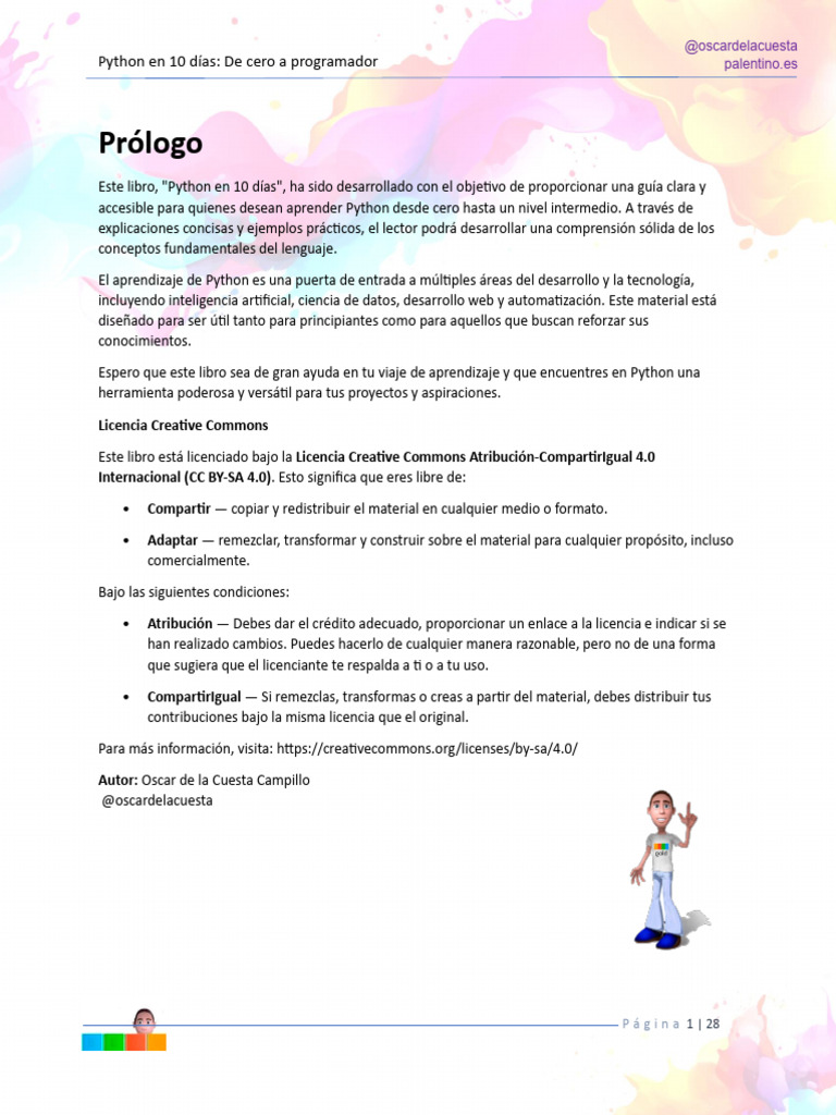Python en 10 Dias de Cero A Programador | PDF | Python (lenguaje de programación) | Informática