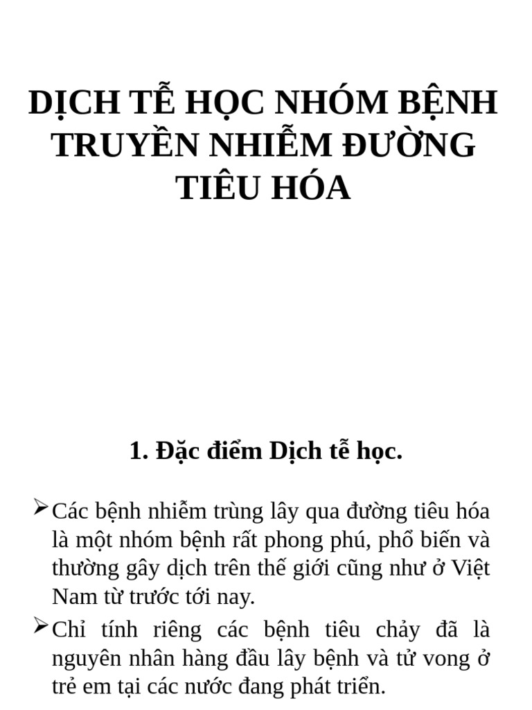DTH Các Bệnh Tiêu Hoá | PDF