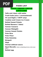 Canteen Food Categories by DEpEd | PDF | Sweet Potato | Drink
