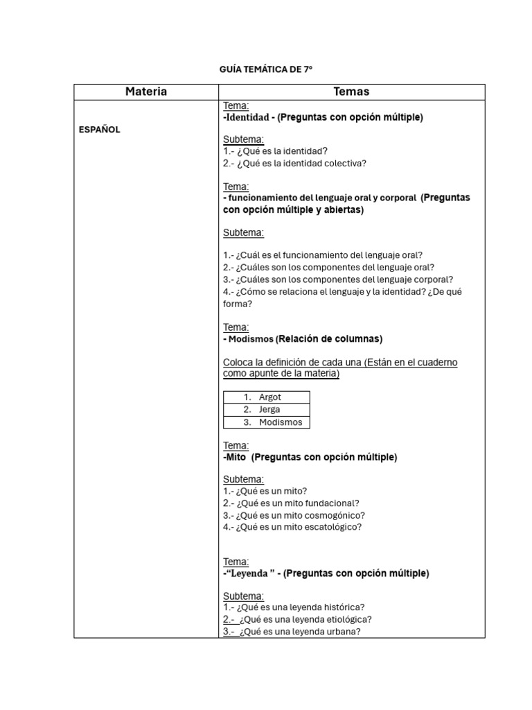 GUIA TEMATICA 7mo. 2DO. TRIMESTRE | PDF | México | Migración humana