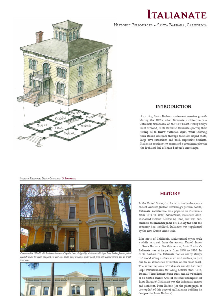 Historic-Architectural-Styles-Guide_Italianate | PDF | Window | Porch