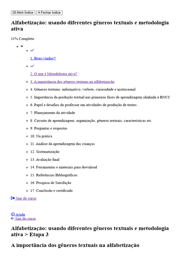 A importância dos gêneros textuais na alfabetização _ Curso Online Nova ...