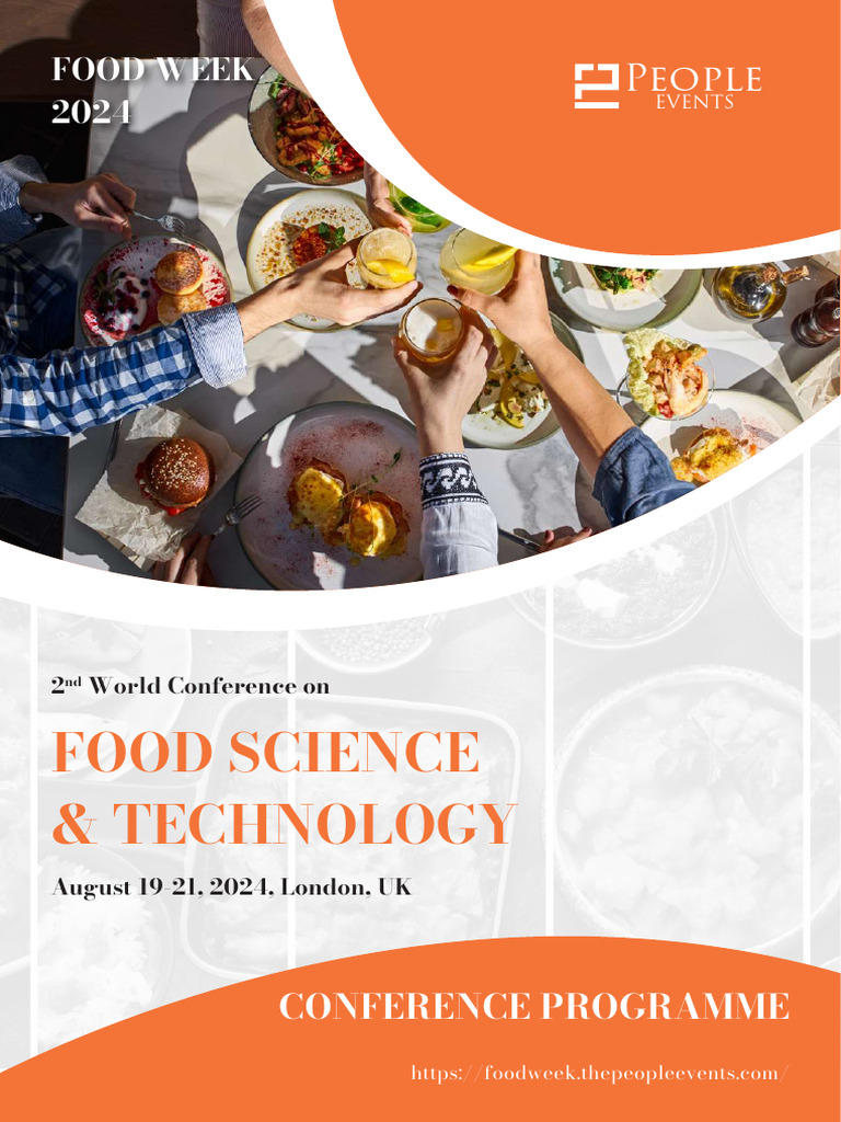 Food Week 2024 - Scientific Program - Compressed | PDF | Foods | Food ...