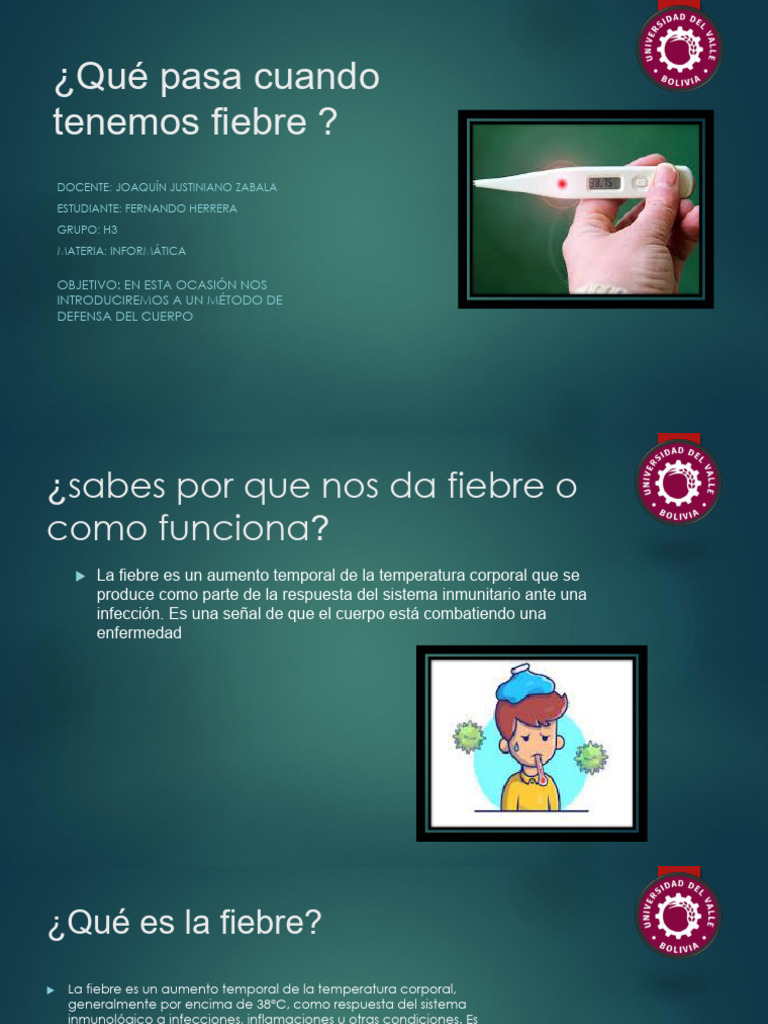 Que Es La Fiebre | PDF | Fiebre | Infección