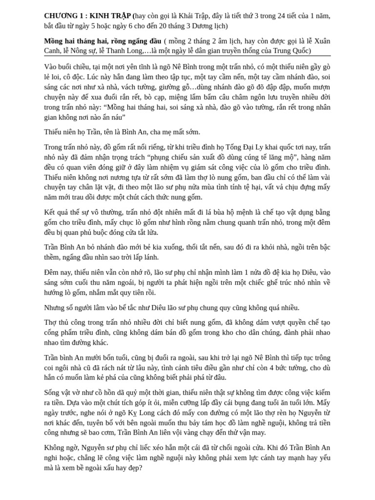 kiếm lai (chap 01) - | PDF