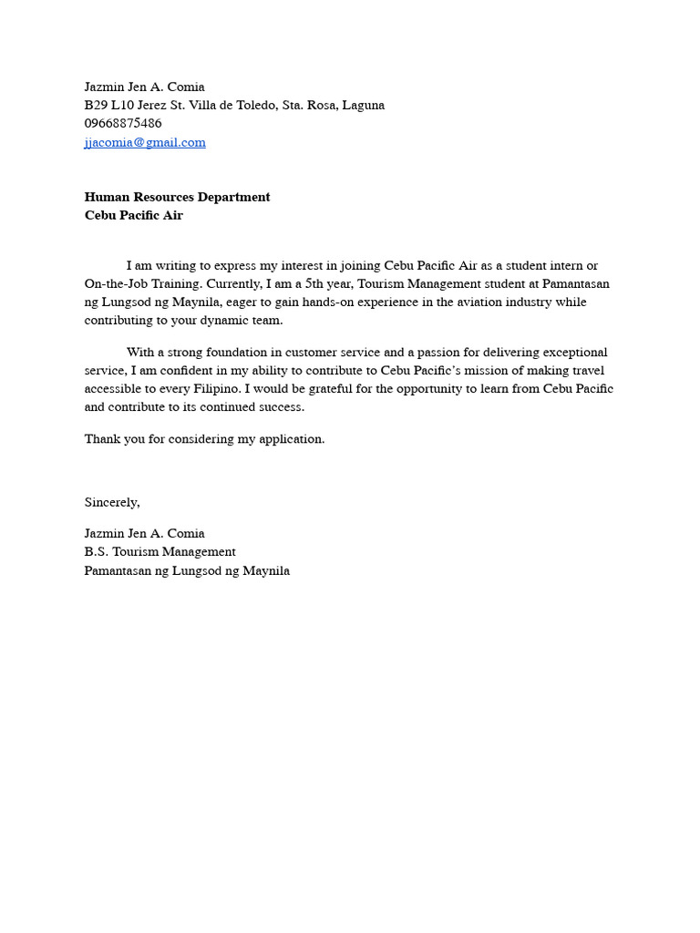 Req Letter | PDF