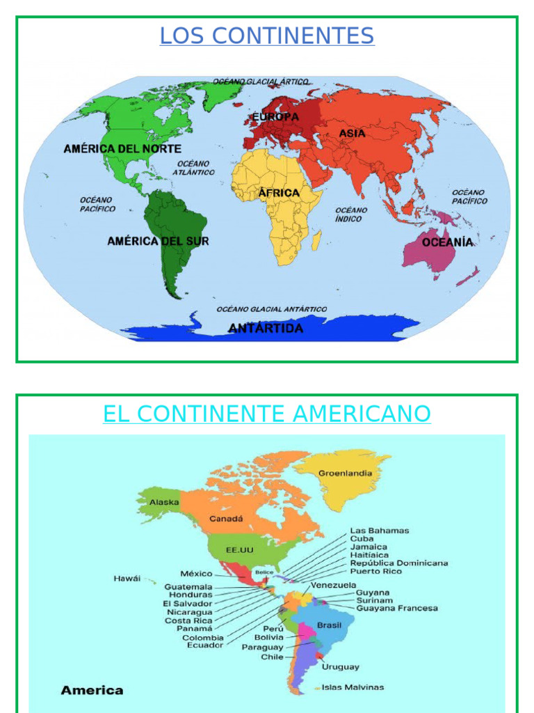 Los Continentes | PDF